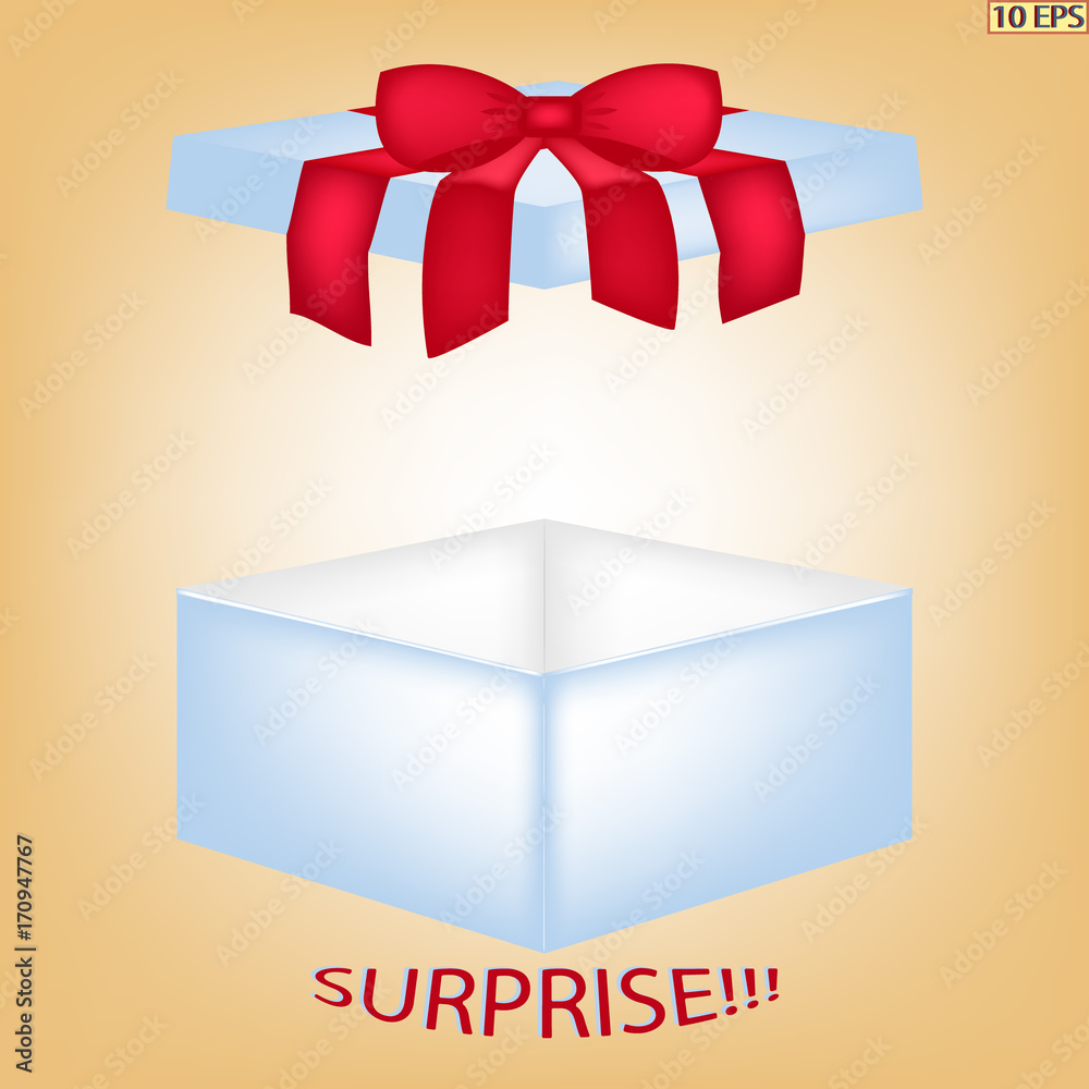 Open Present Vector