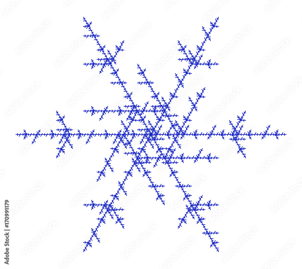 Snowflake Fractal Gif