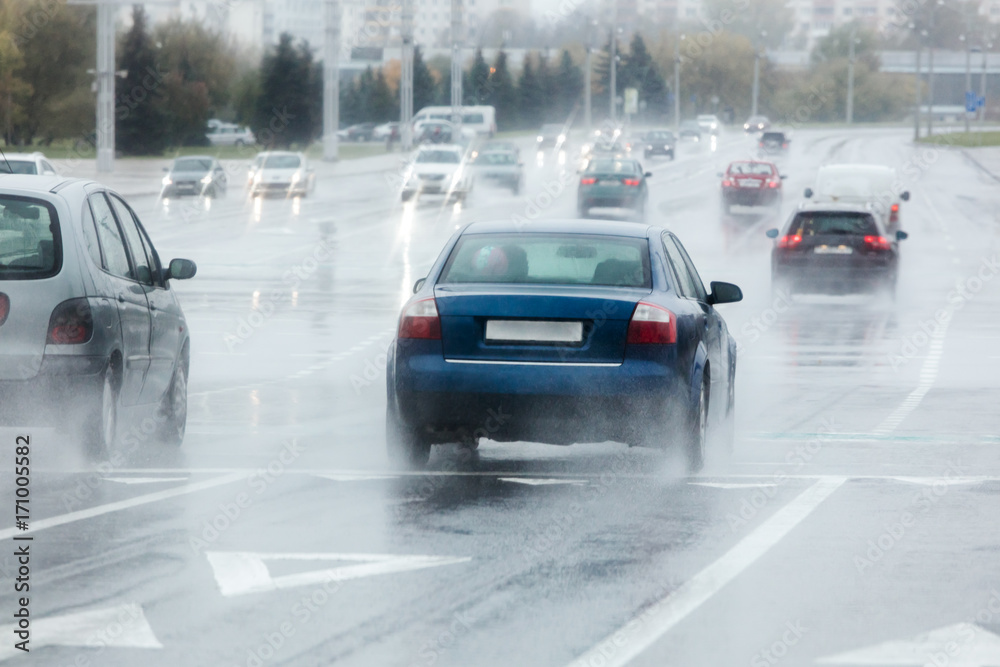 Moving Picture Of Raining City