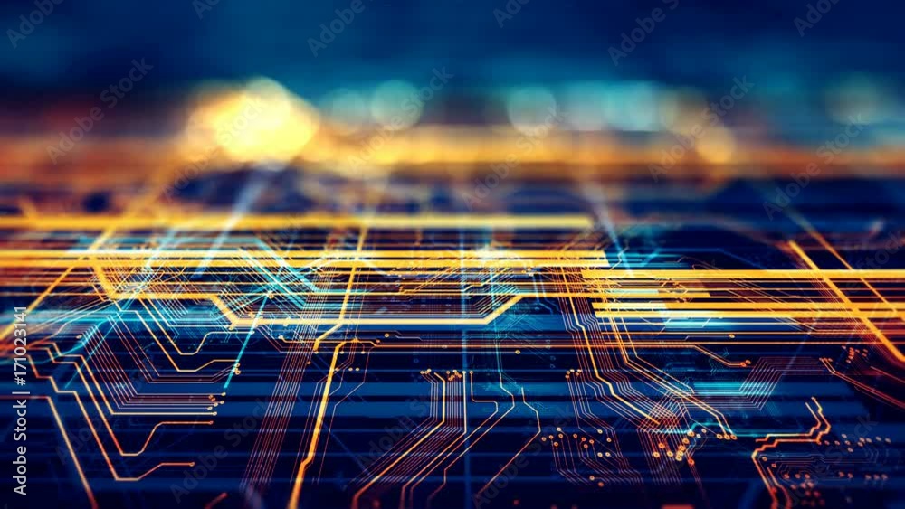 Technology background/Technology background of the abstract computer ...