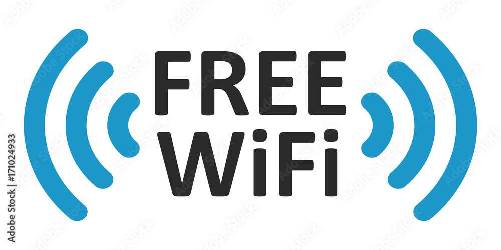 Free wifi logo zone – vector Stock Vector | Adobe Stock