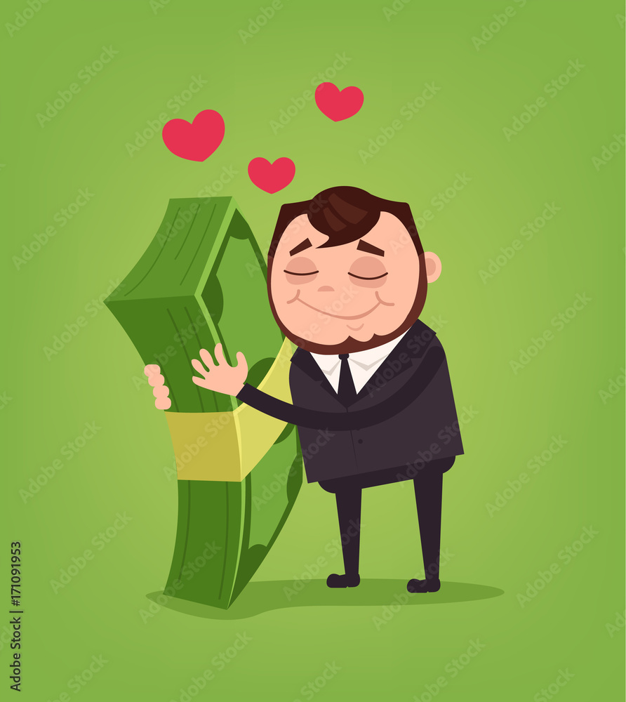 Crying man office worker businessman character lying on floor. Vector ...