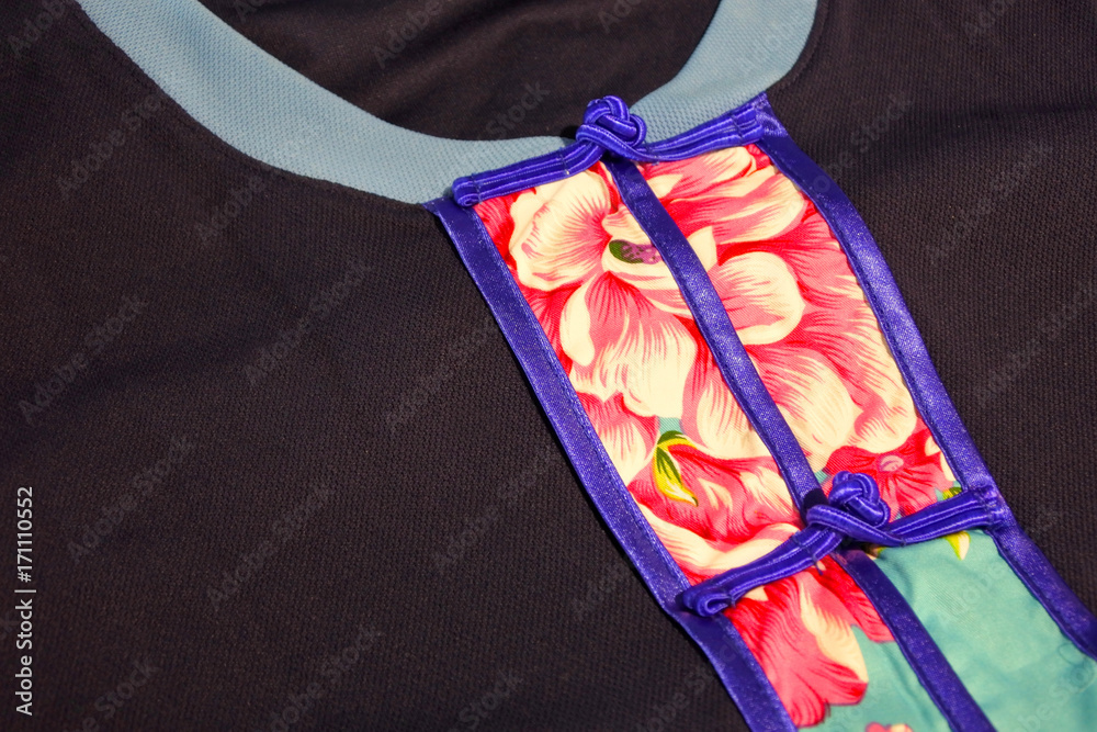 Chinese clothing fabric texture background Stock Photo | Adobe Stock