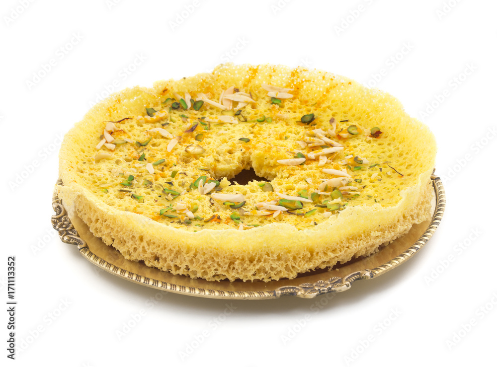 Ghewar Sweet food Stock Photo | Adobe Stock