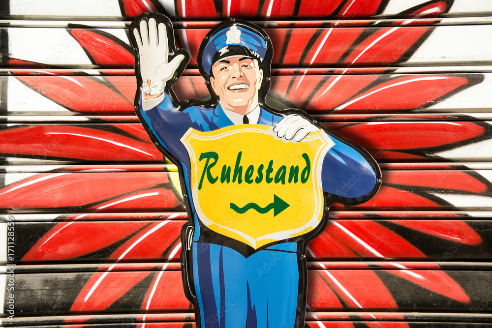 Schild 274 - Ruhestand Stock Illustration | Adobe Stock