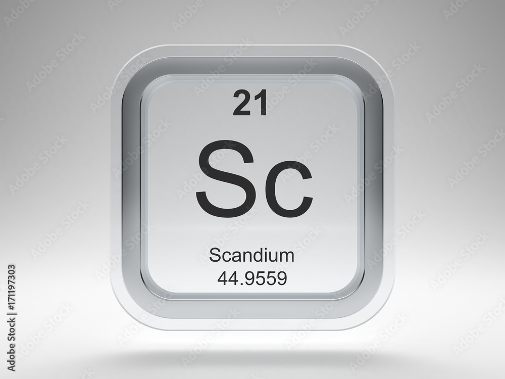 Scandium Symbol