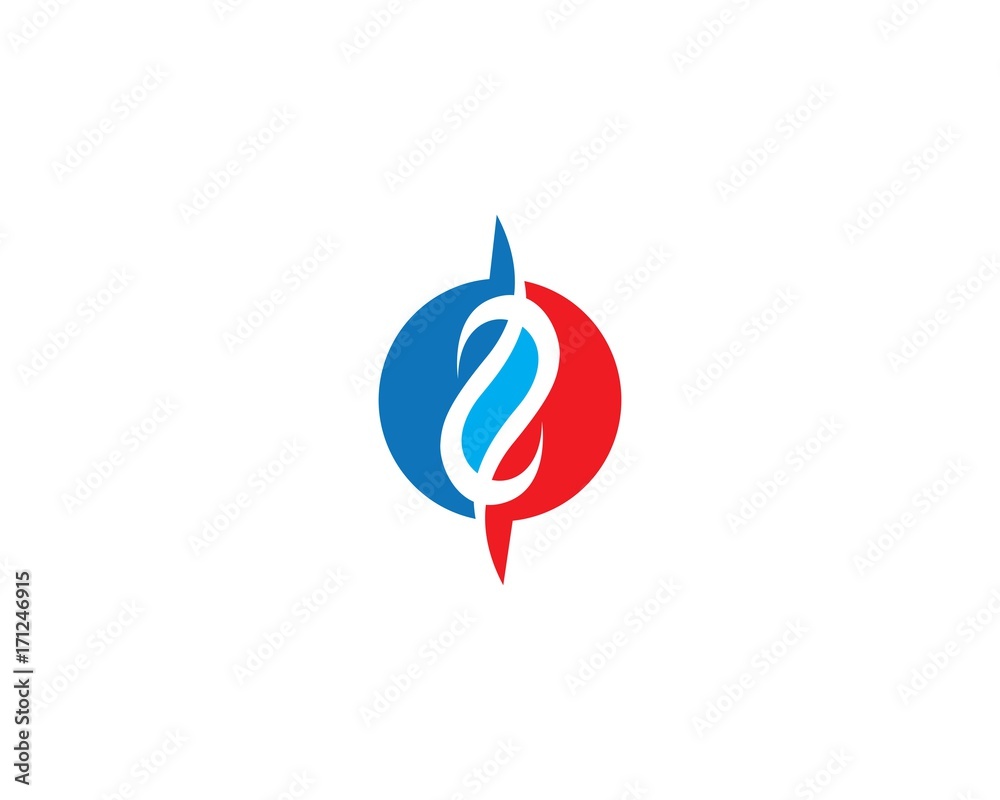 Infinity Design Infinity logo Vector Logo template Stock Vector | Adobe ...