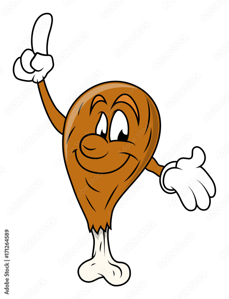 Chicken Leg Cartoon