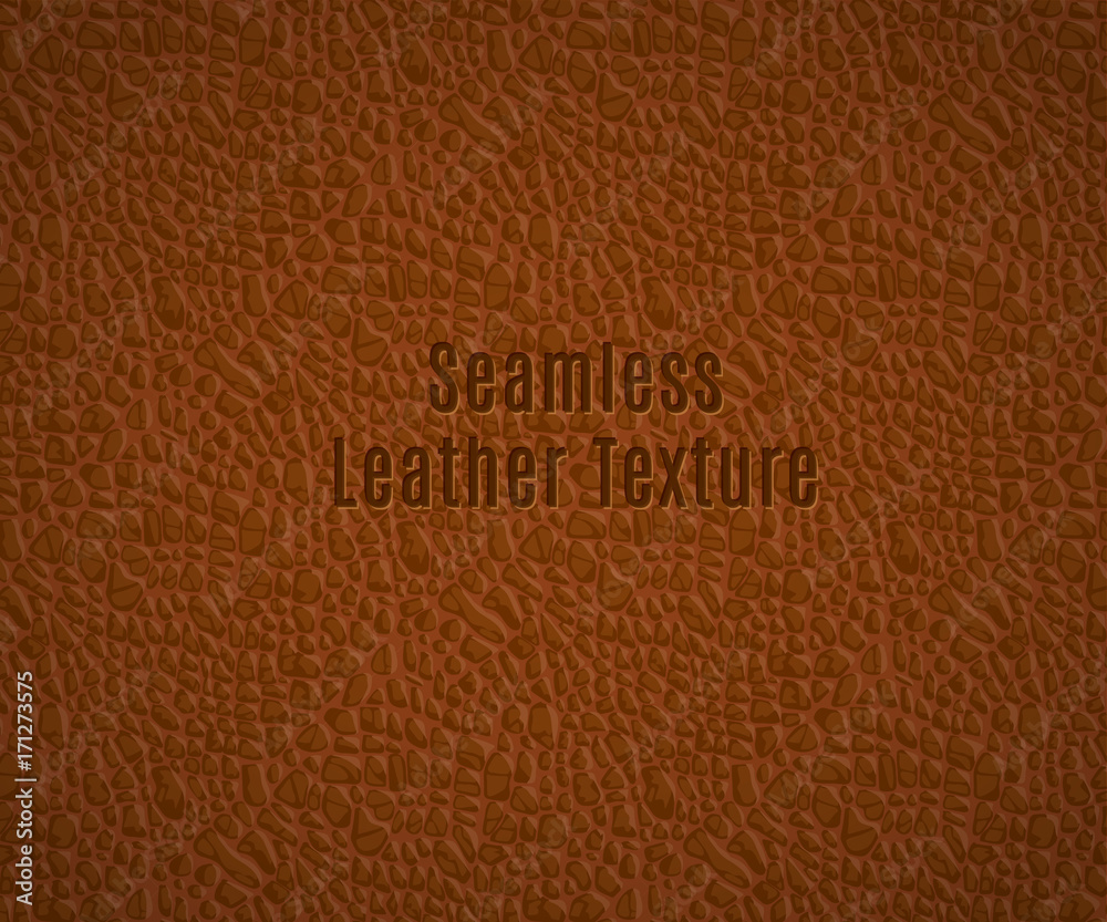 Seamless Vector Leather Texture Stock Vector | Adobe Stock