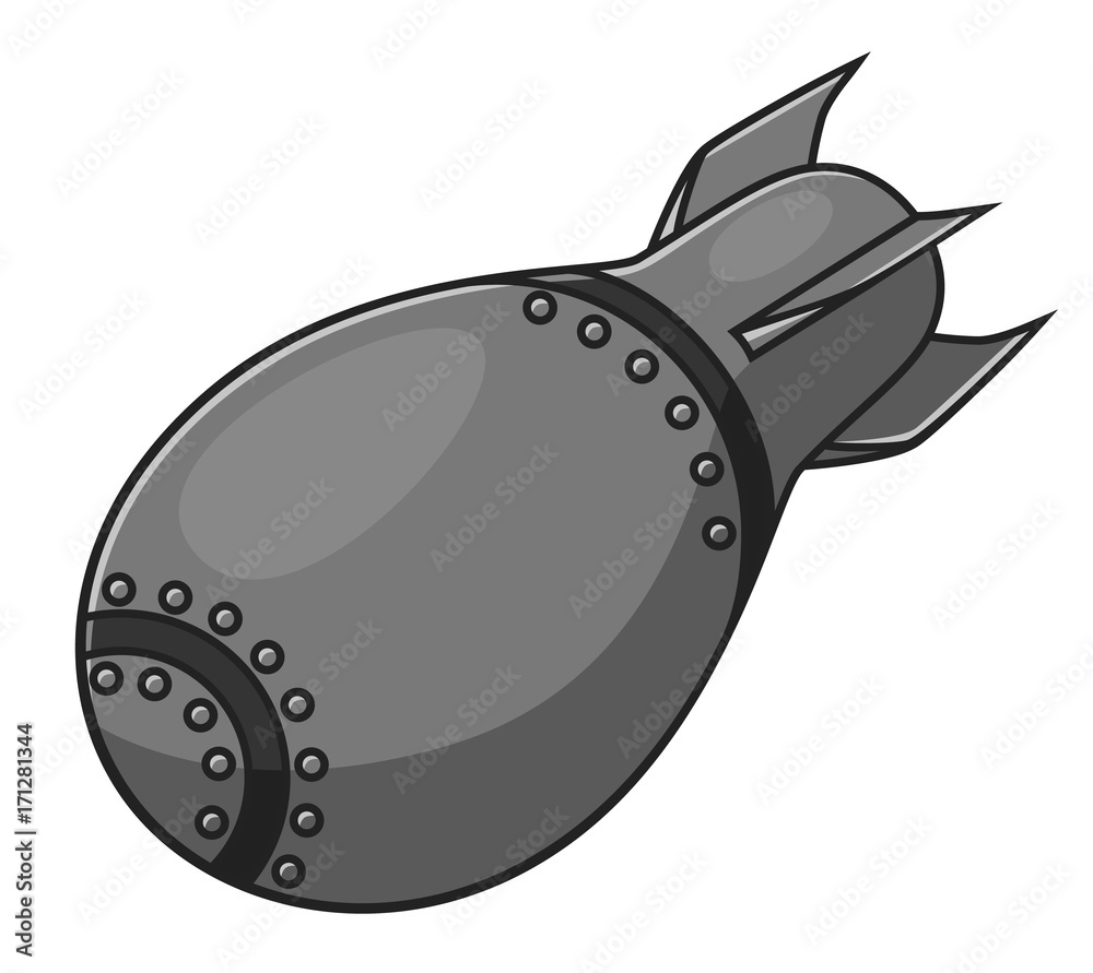Cartoon air bomb Stock Vector | Adobe Stock