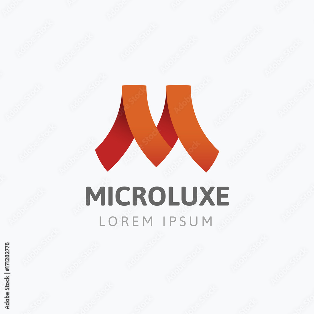 letter M logo. Elegant modern logo concept Stock Vector | Adobe Stock