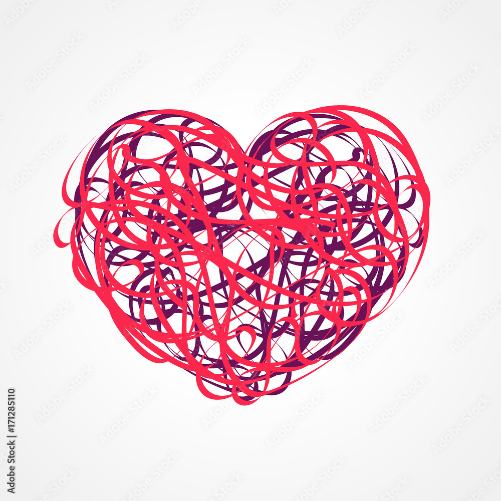 Vecteur Stock coeur design | Adobe Stock