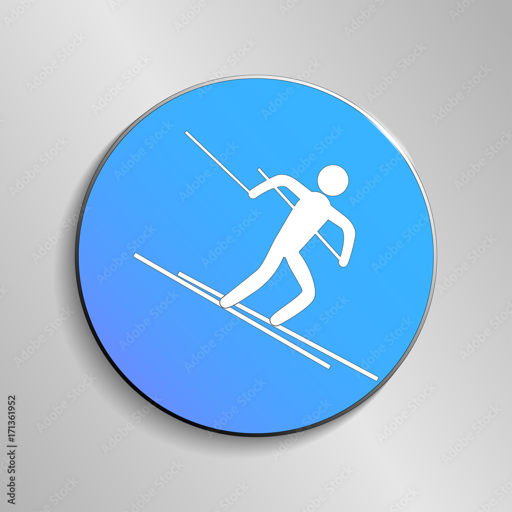 Alpine Skiing Symbol
