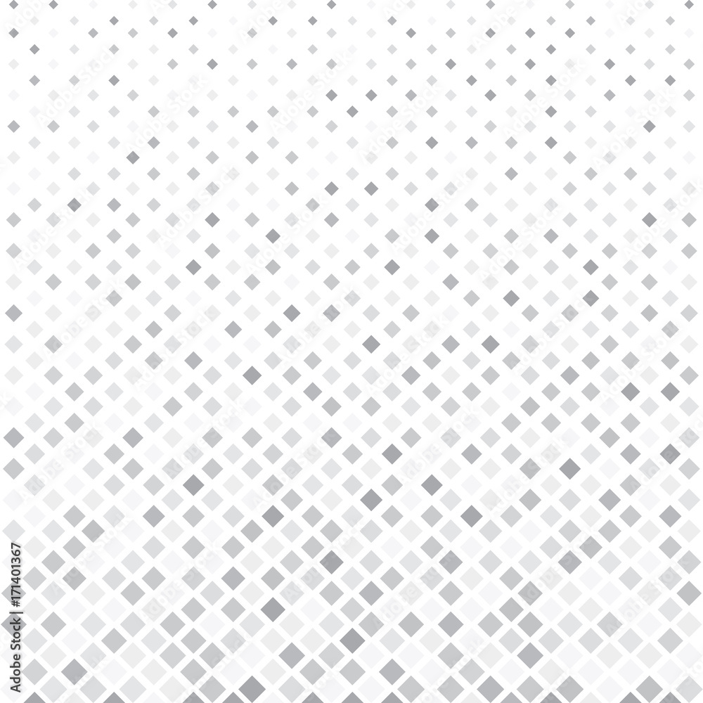 Abstract Halftone Grey Square Pattern Background Vector Modern Futuristic Texture For Posters