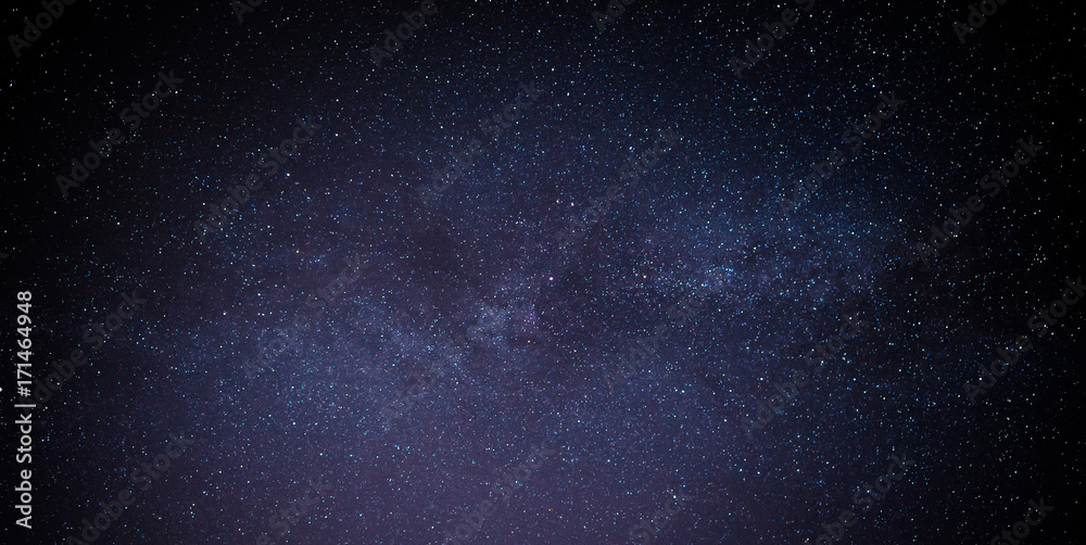 Black night sky plenty of stars with Stock Photo | Adobe Stock
