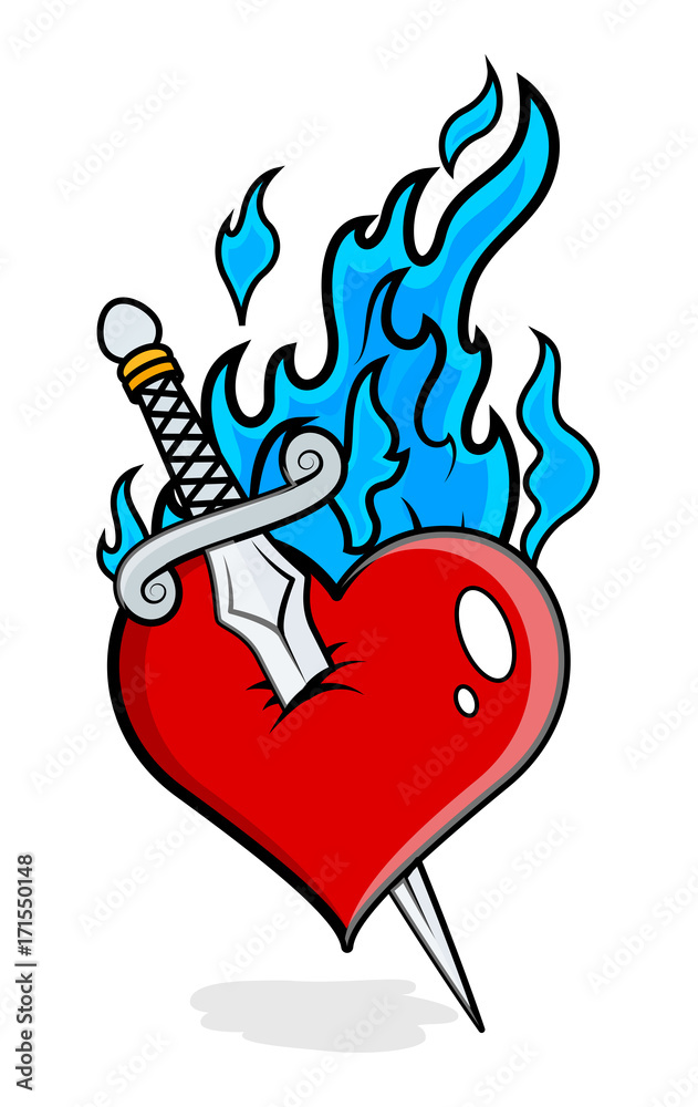 Heart With Sword Through It