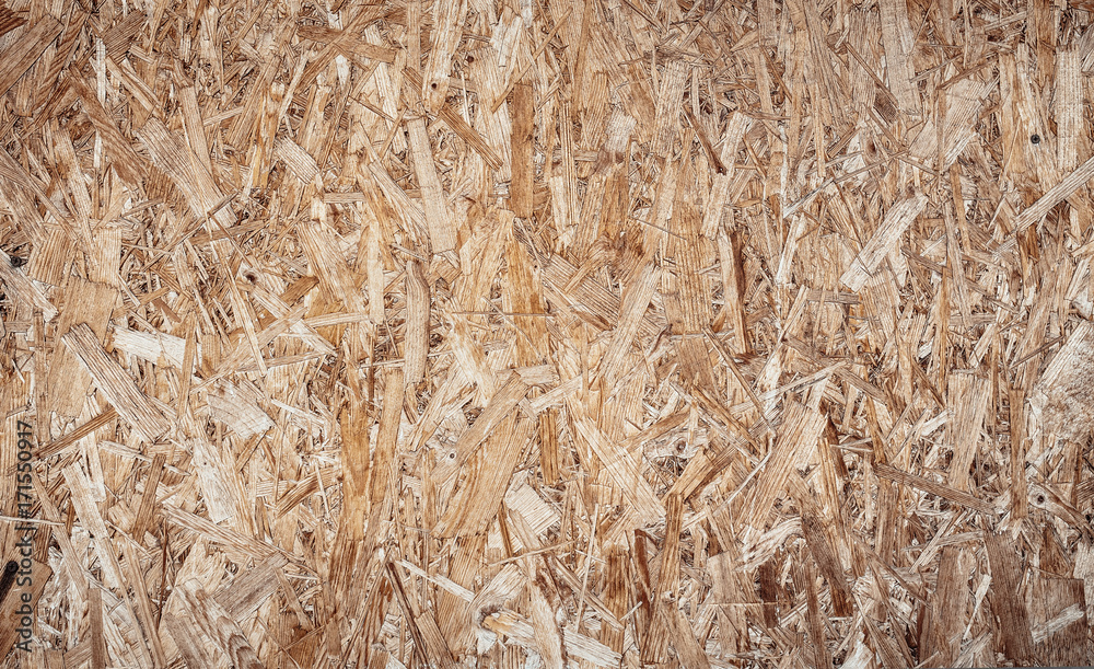 Close-up structure of a pressed wood. OSB. Wooden texture. Stock Photo ...