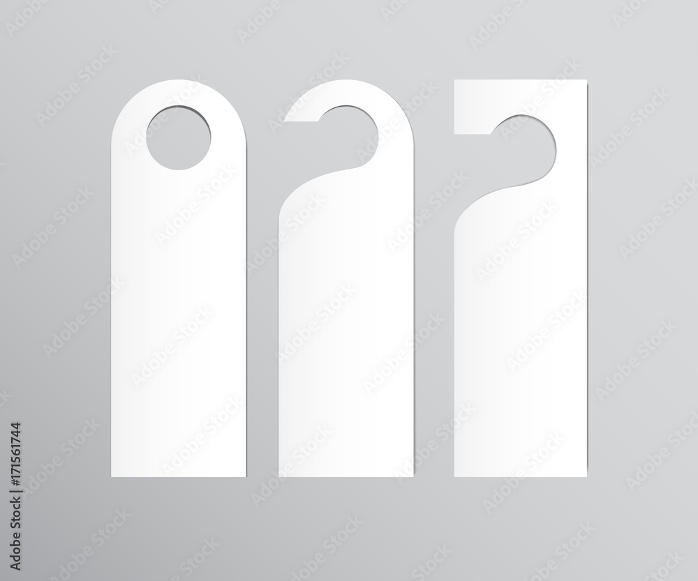 Door hanger vector illustration Stock Vector | Adobe Stock