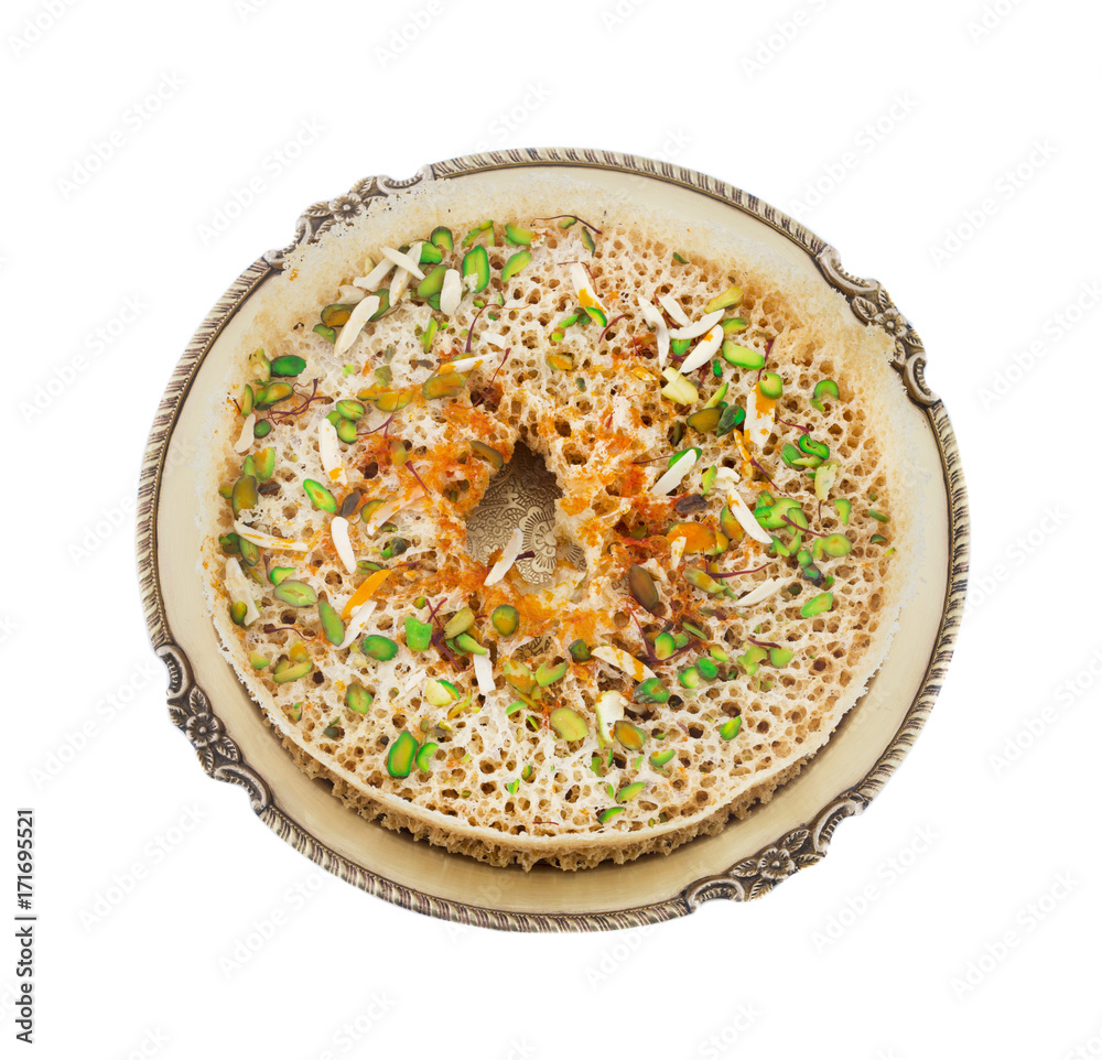 Ghewar Sweet food Stock Photo | Adobe Stock