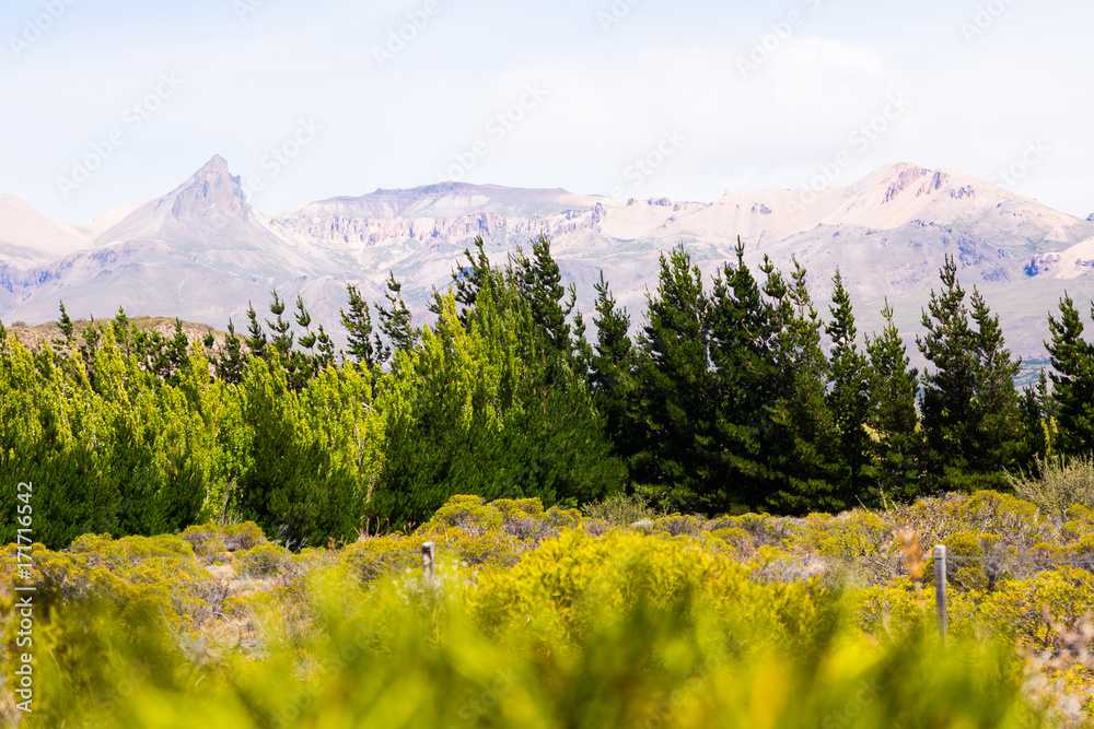 Foto de Andes mountains on border with Chile, Los Antiguos do Stock ...