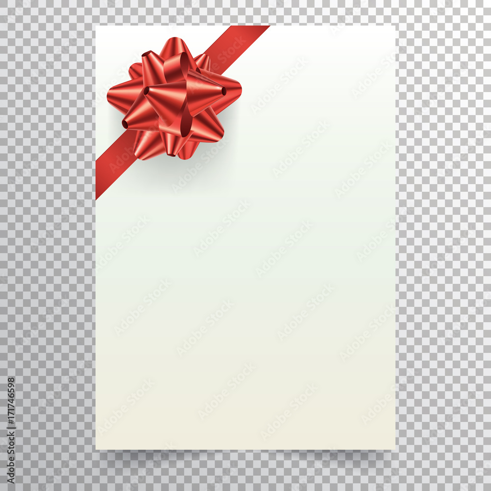 Red Blank Page