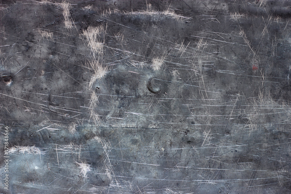 Twisted sheet of old metal texture, weathered steel plate background ...