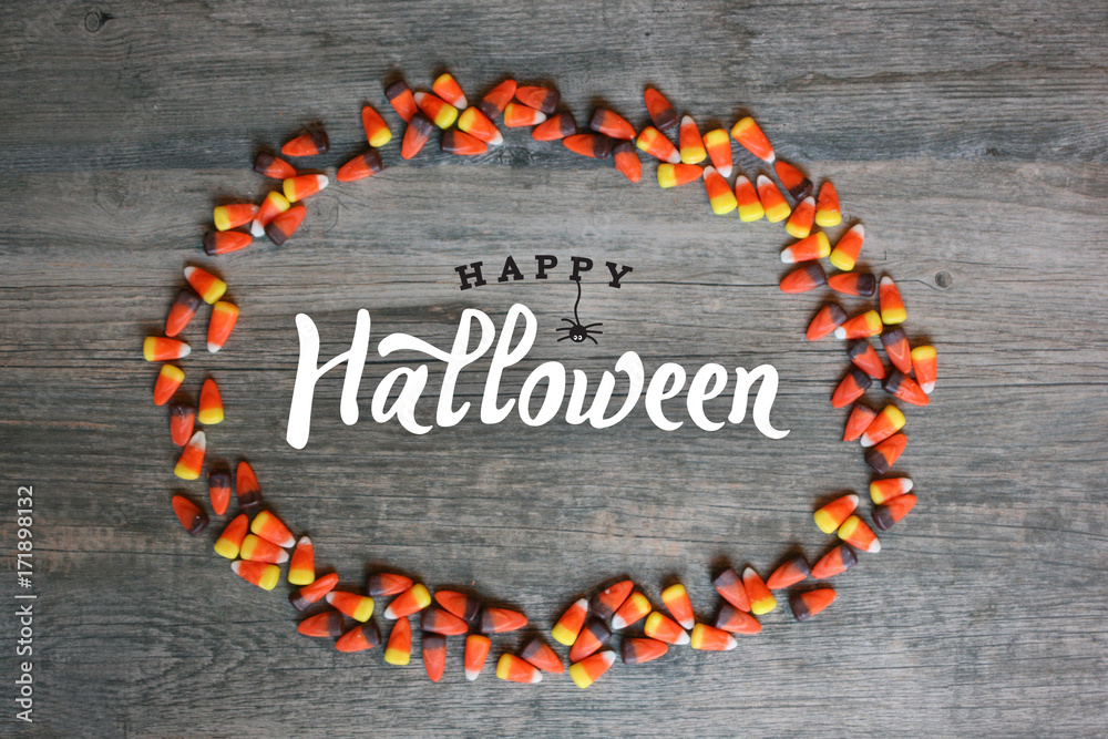 Happy Halloween Candy Corn