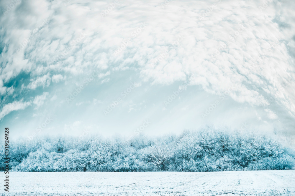 Snow Blizzards Background