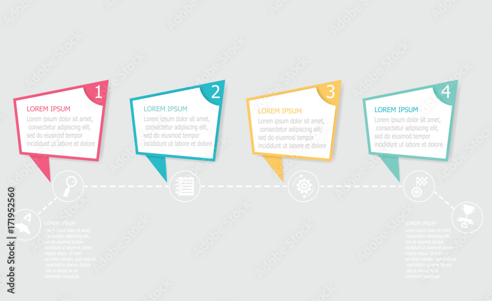 abstract timeline infographic background Stock Vector | Adobe Stock