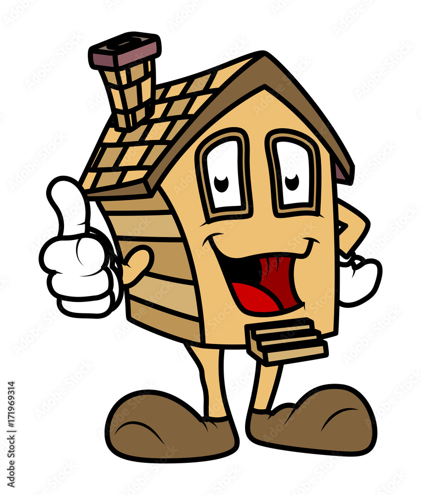 Old School House Cartoon