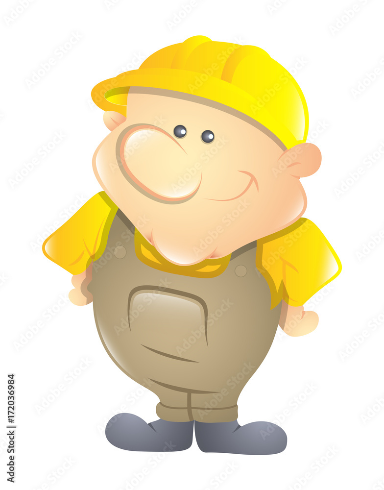 Happy Engineers Cartoon