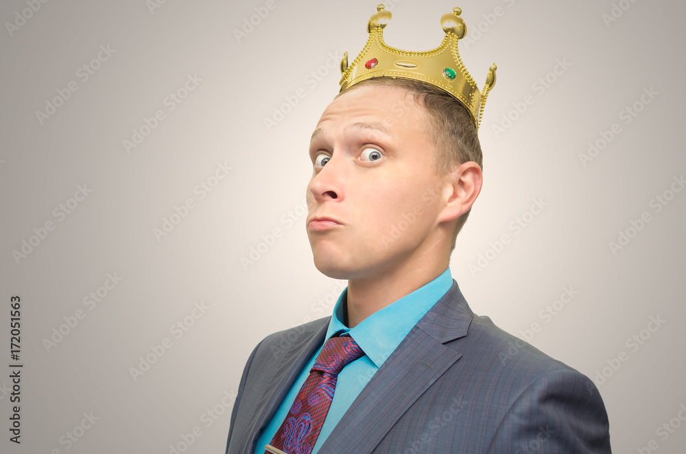 Smug boss. Pompous VIP client. Premium user concept. Success. Business ...