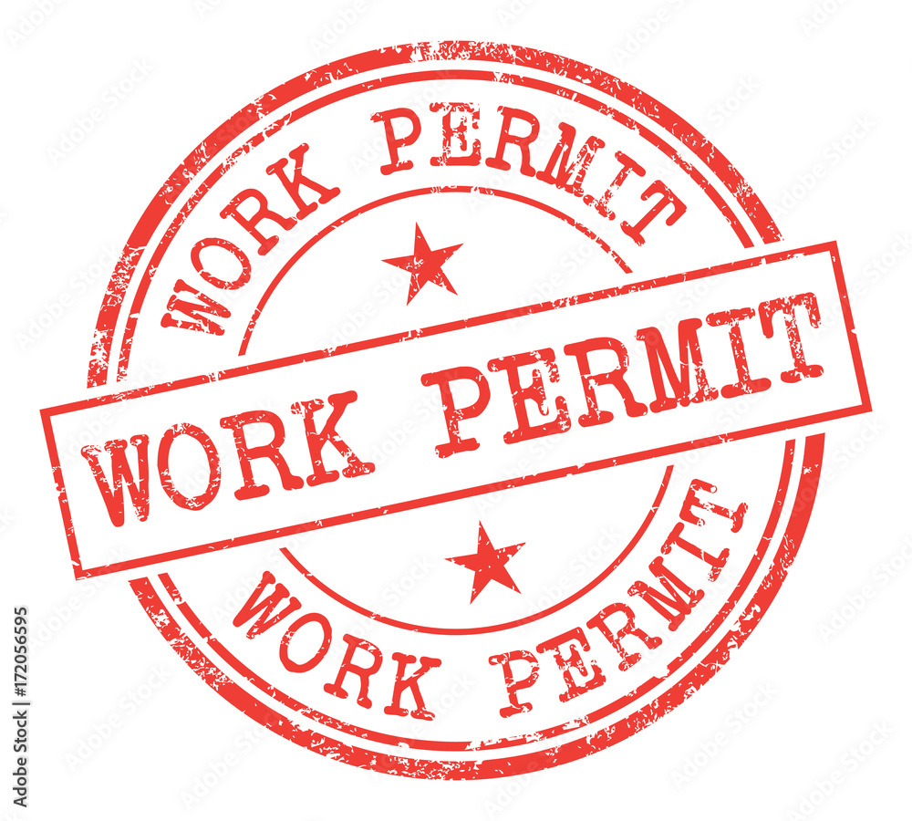 Vetor de Work Permit Stamp do Stock | Adobe Stock