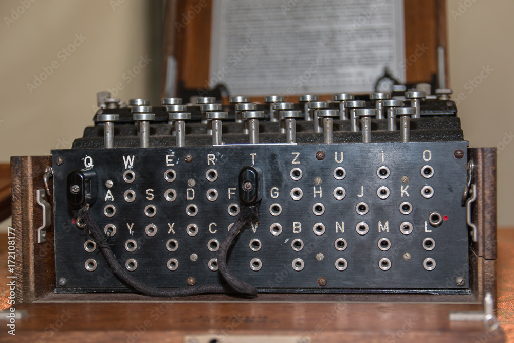 Photo & Art Print The Enigma Cipher Machine from World War II, GioRez
