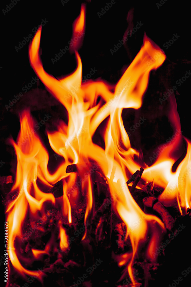 fire background Stock Photo | Adobe Stock