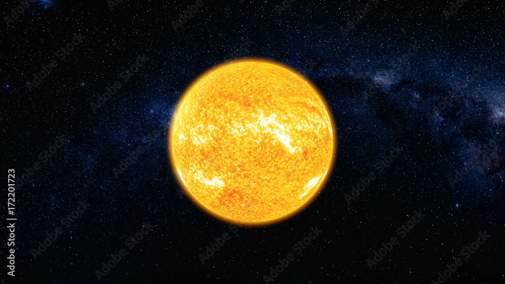 3d Yellow Sun Nasa