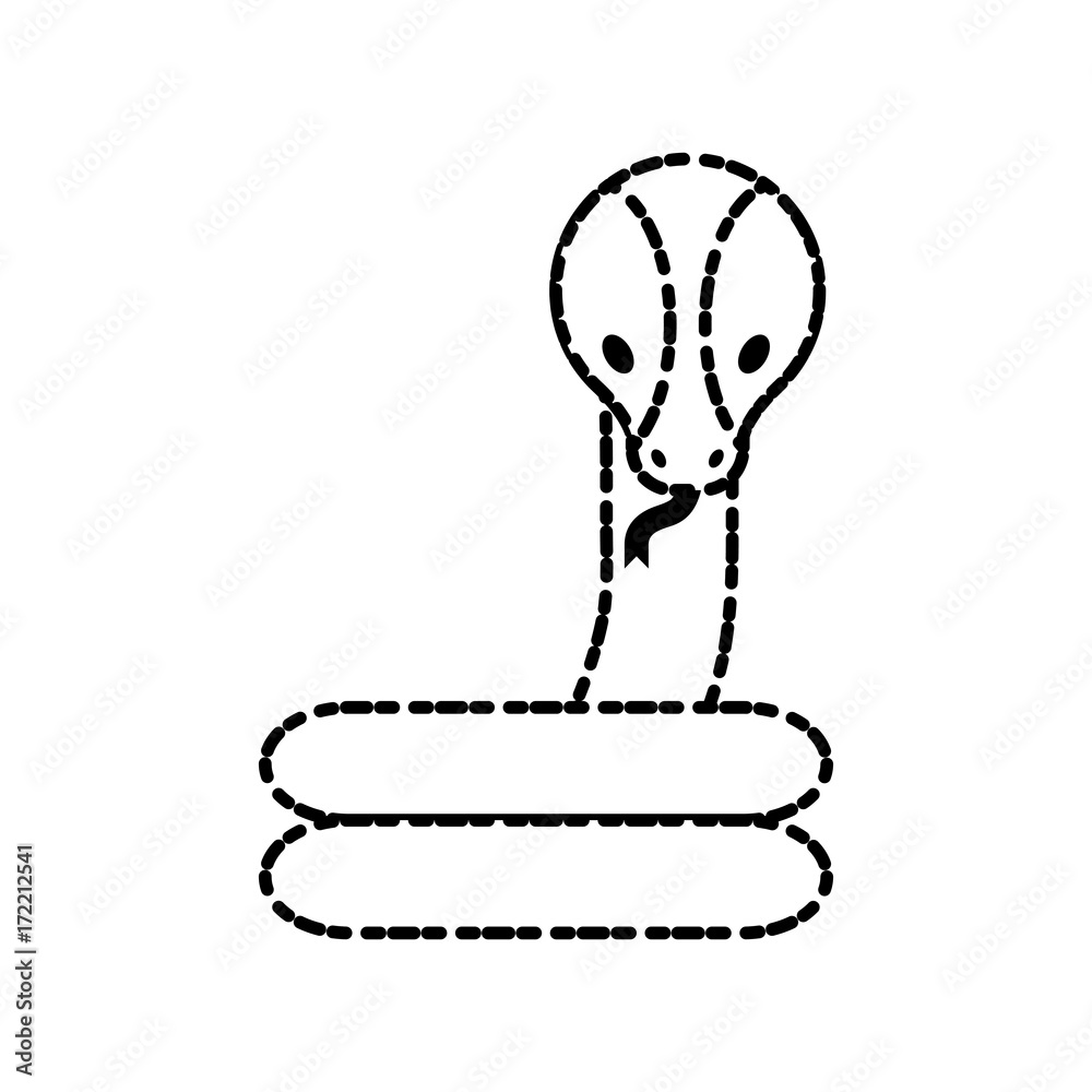 Snake face symbol icon vector illustration graphic design vector de ...