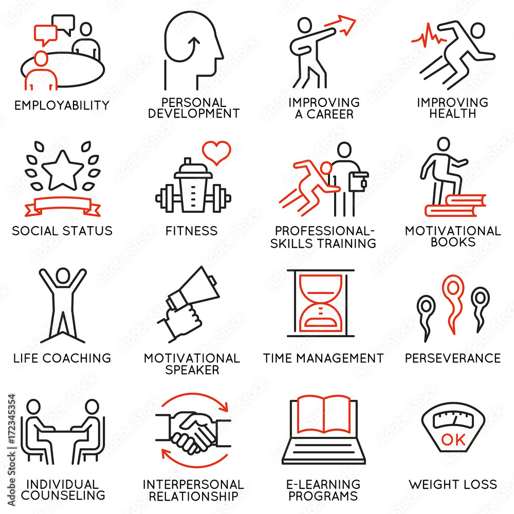 Learning And Development Icons