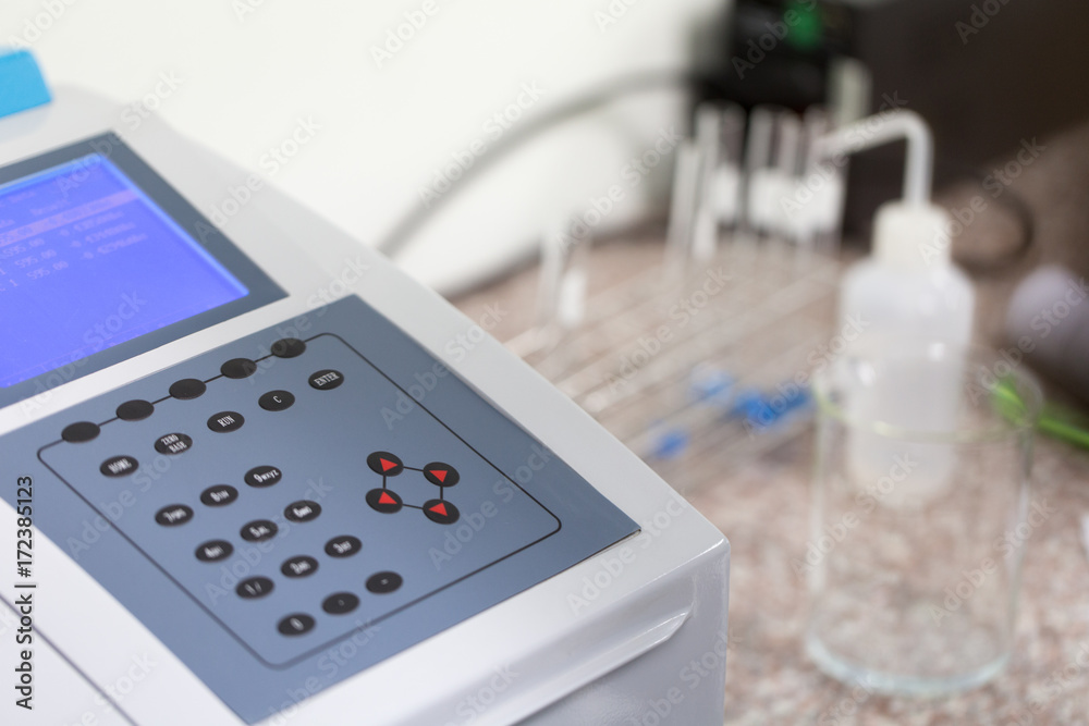 Spectrophotometer for lab experiments. Stock Photo | Adobe Stock