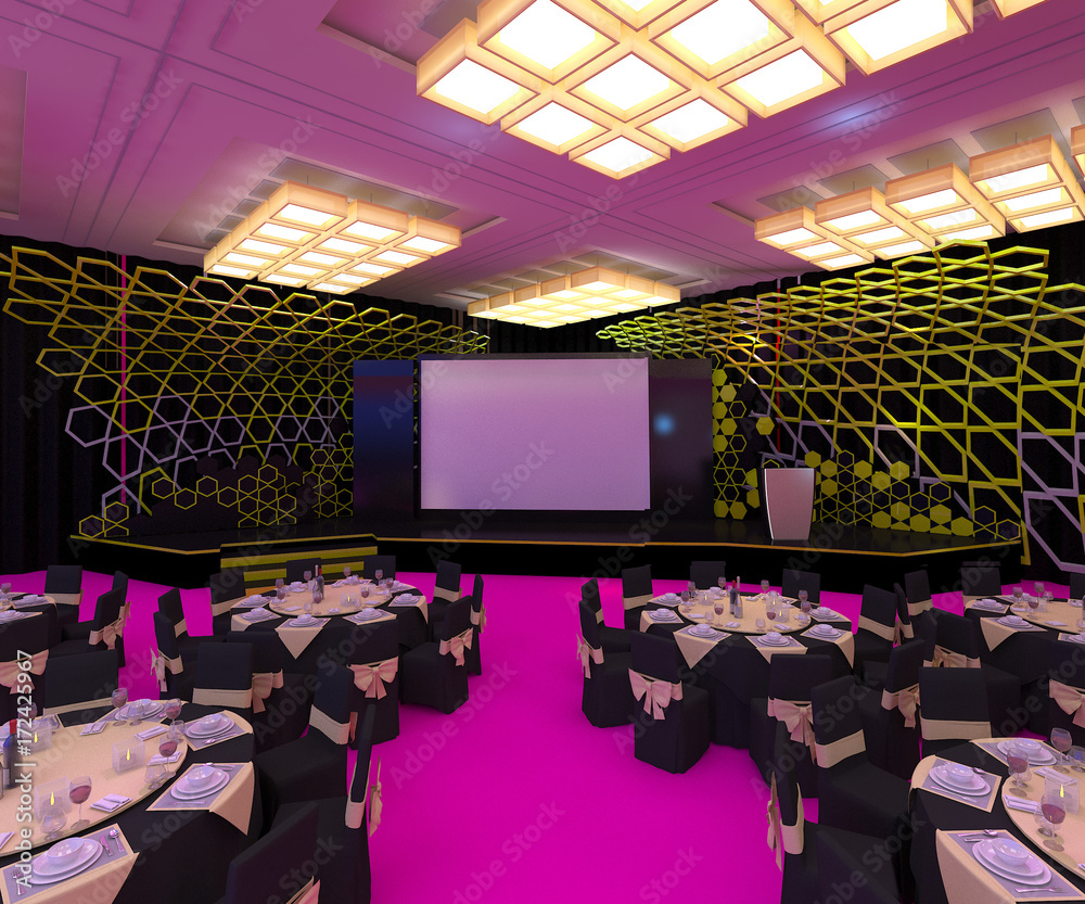 Conference Stage Decoration Design
