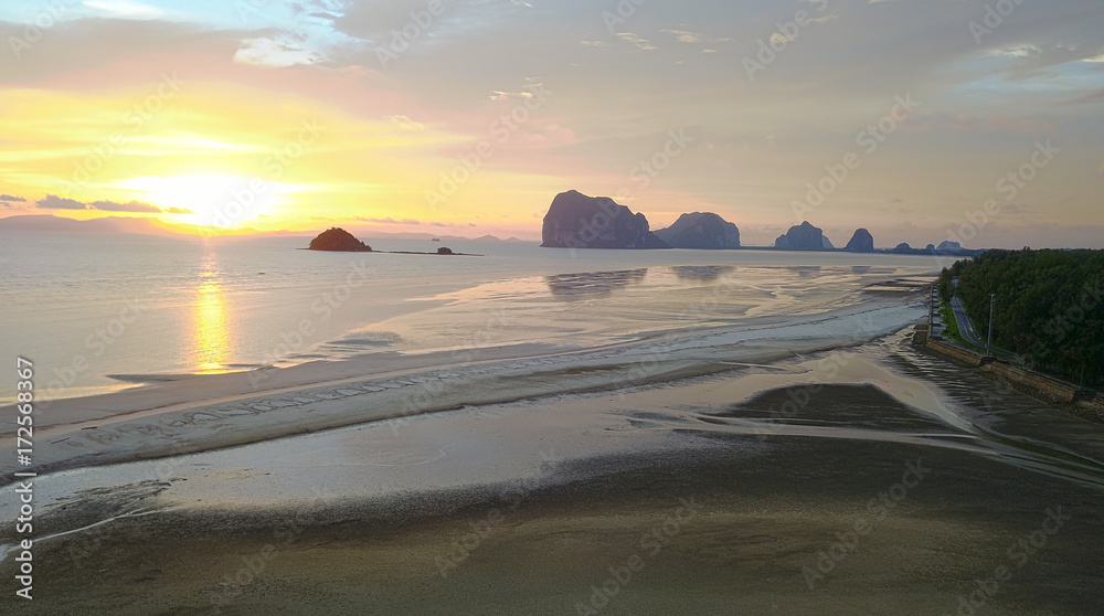 An unspoil beach of Pakmeng, Sikao District, Trang Province, Thailand ...