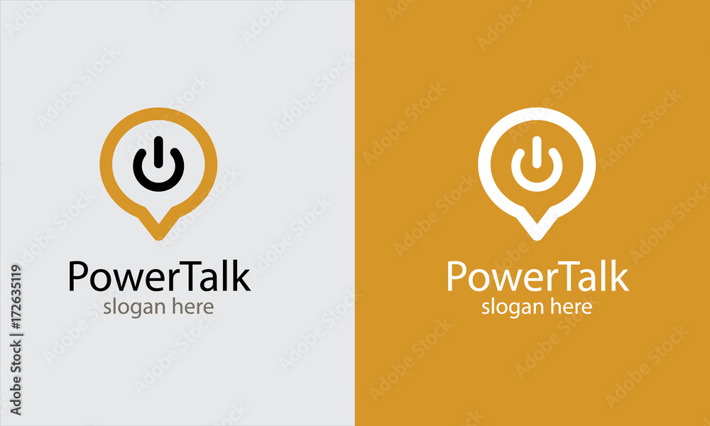 Power Vector Logo Stock Vector | Adobe Stock