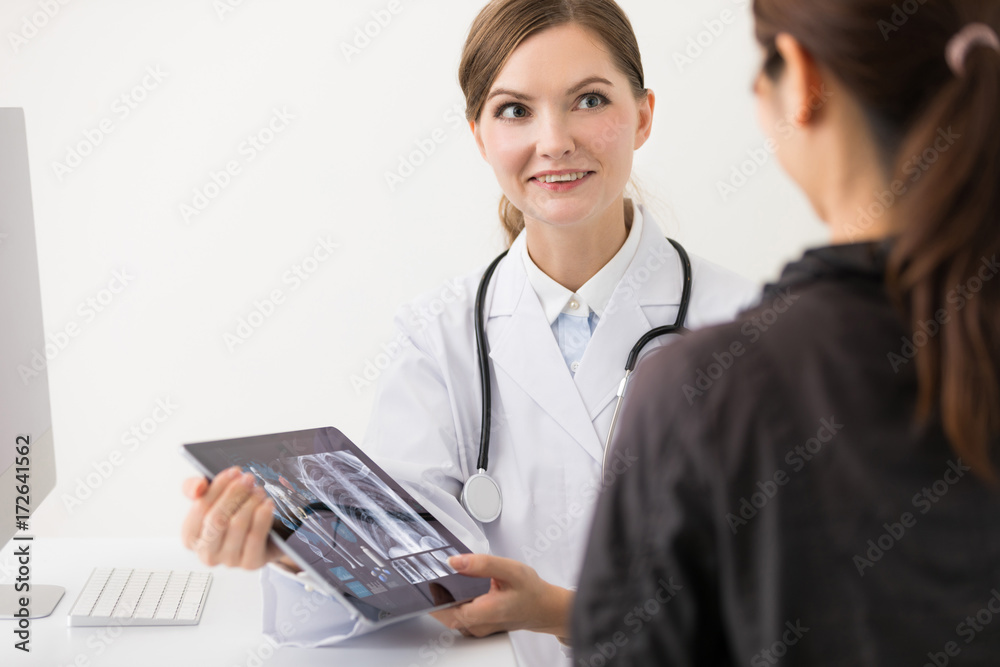 Female medical doctor. Medical examination concept. Stock Photo | Adobe ...
