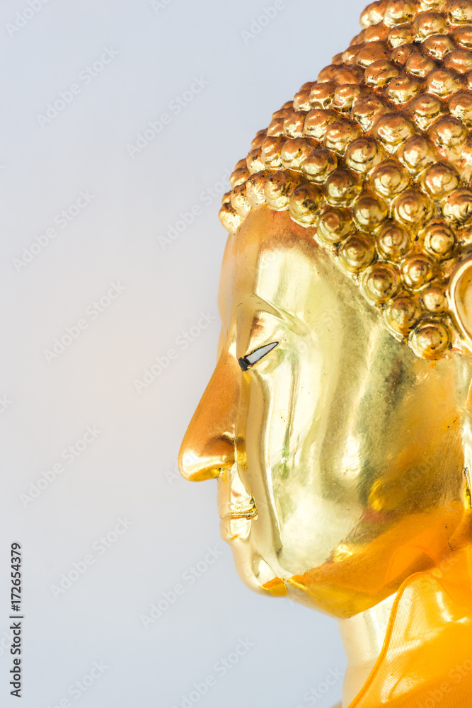 Half Buddha Face