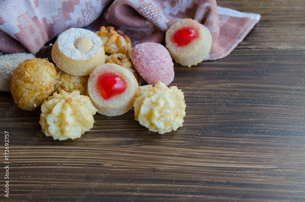 Panellets, typical sweets consumed at All Saints Day (Dia Todos Los ...