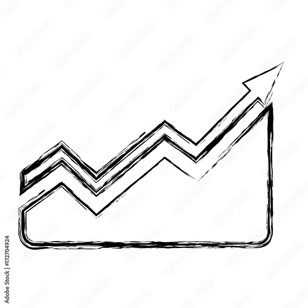 Arrow up increase icon vector illustration graphic design Stock Vector ...