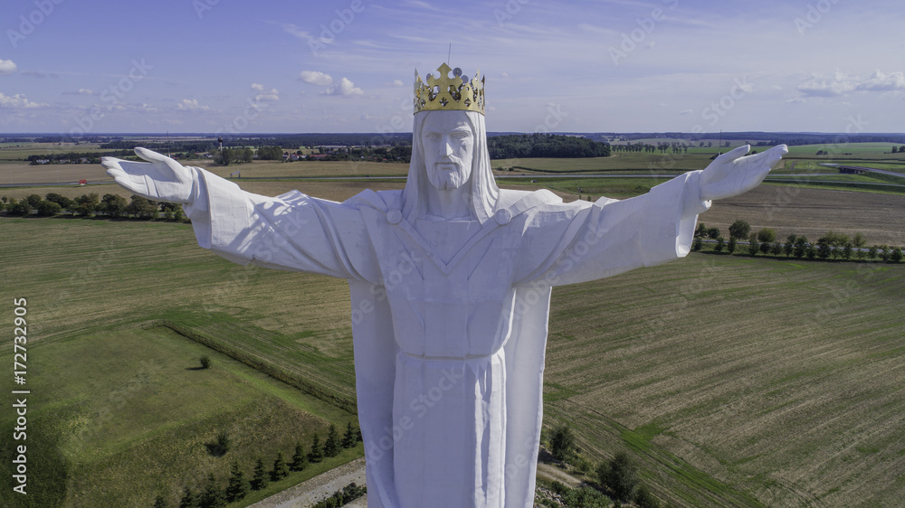 Jesus Christ Monument, Swiebodzin, Poland Stock Photo | Adobe Stock