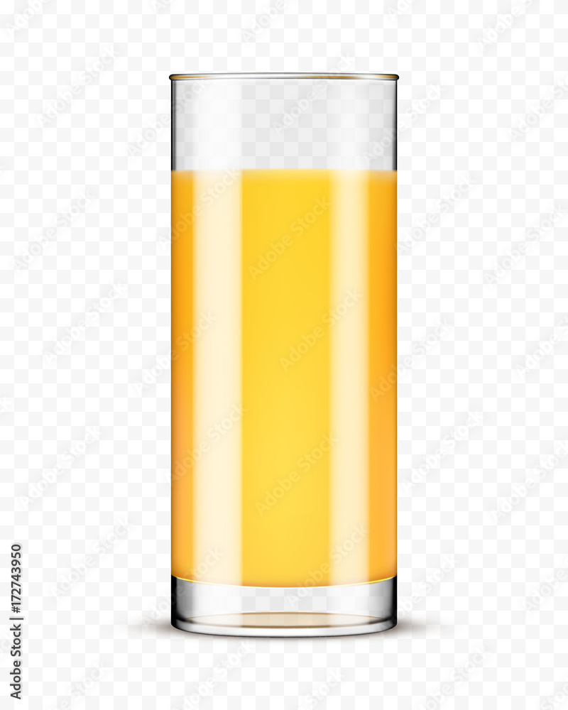 Juice Glass Vector