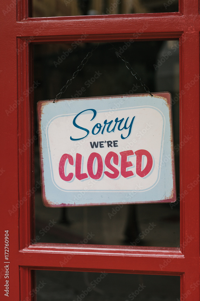 Closed Stock Photo | Adobe Stock