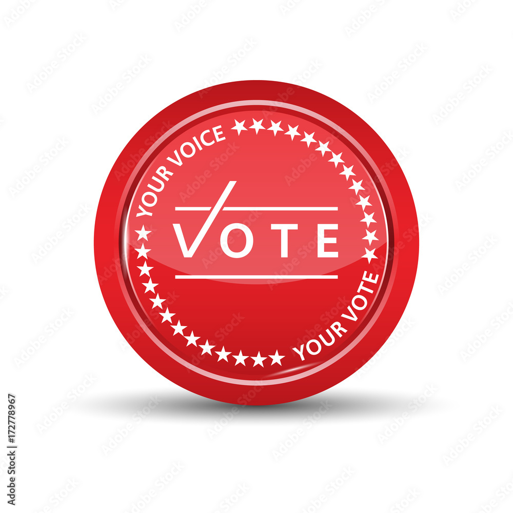 Vote Stamp Symbol